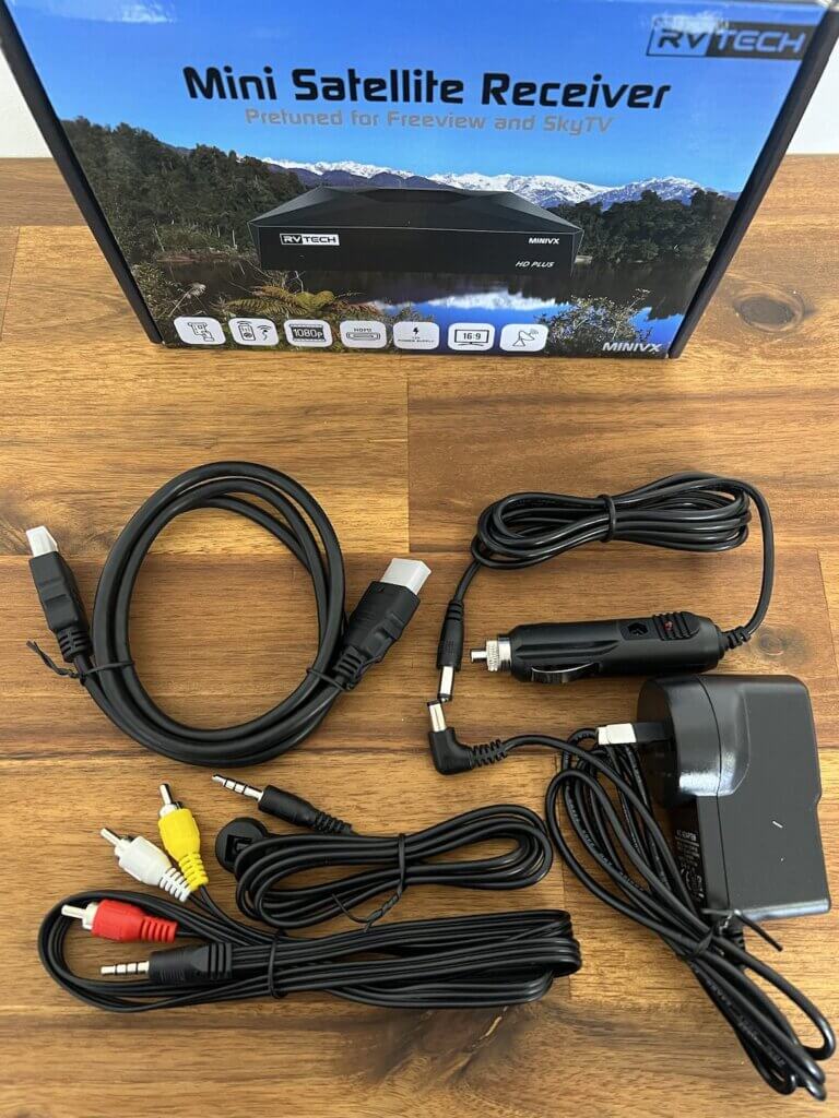 RV Tech Mini VX Satellite Receiver – Sky Card – HDMI 12V – Digital Store